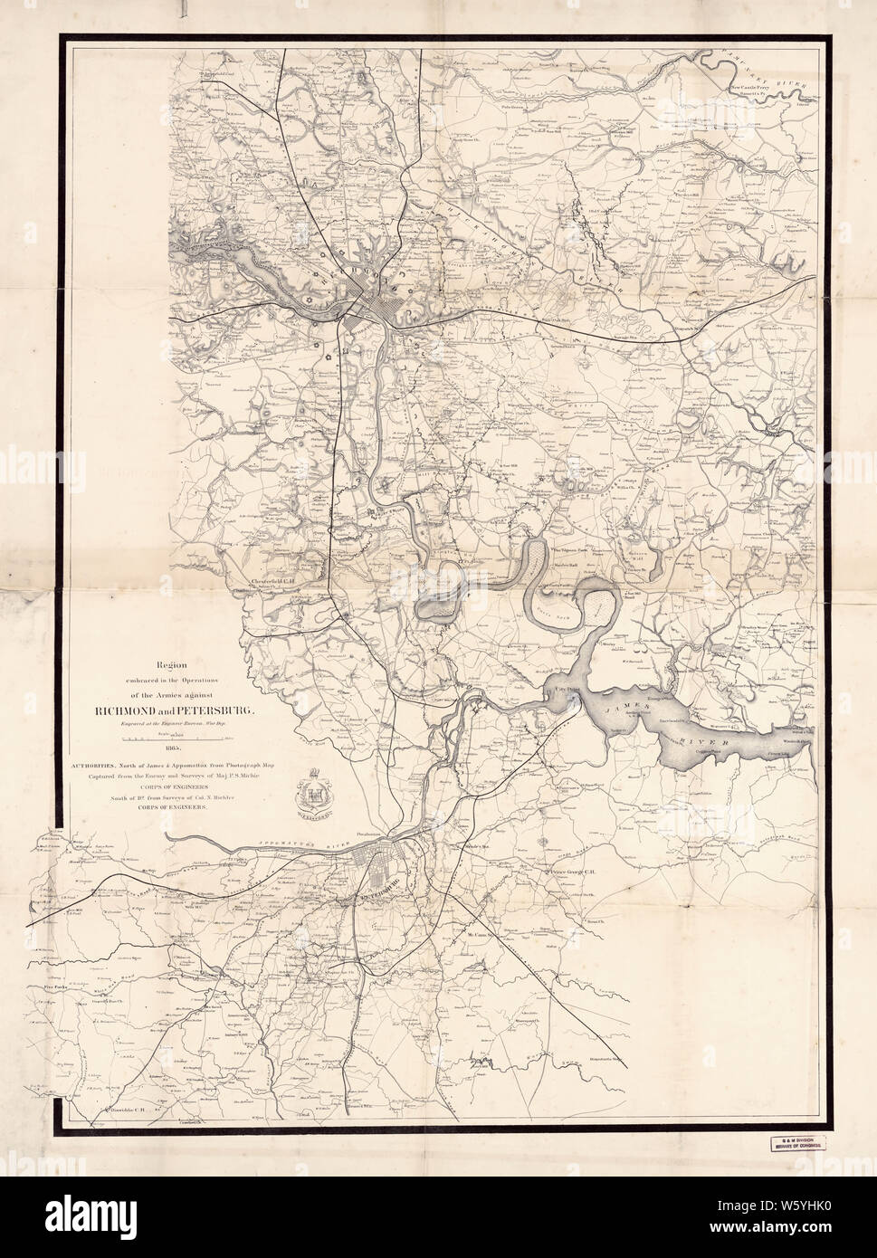 Civil War Maps 1513 Region embraced in the operations of the armies ...