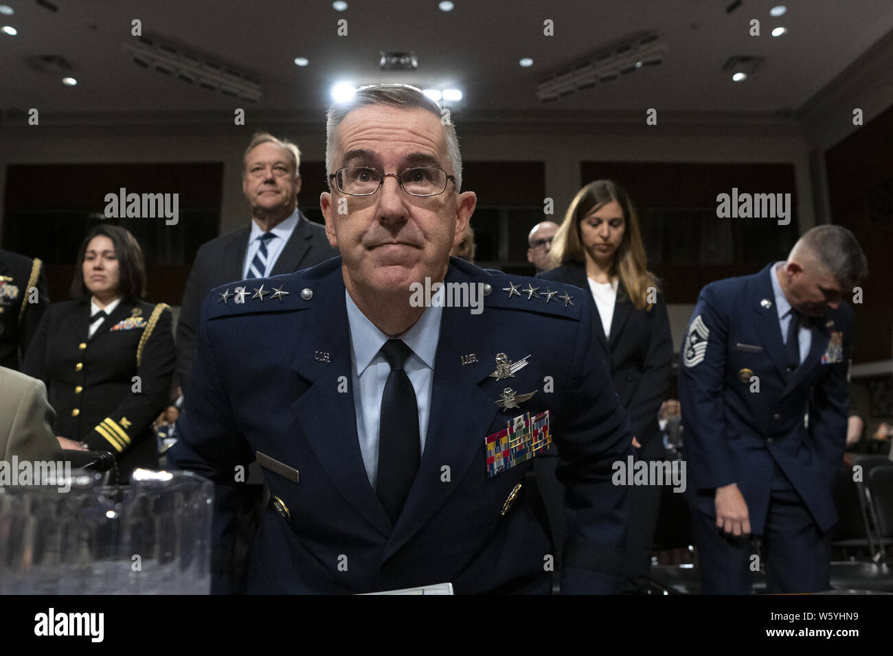Washington DC, USA. 30th July 2019. Air Force General John Hyten, who ...