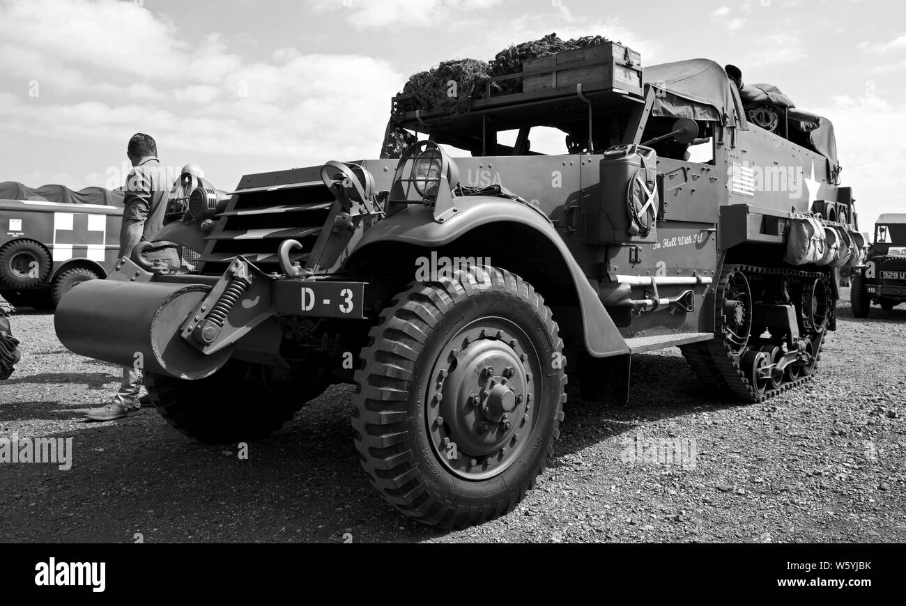 M3 tractor Black and White Stock Photos & Images - Alamy