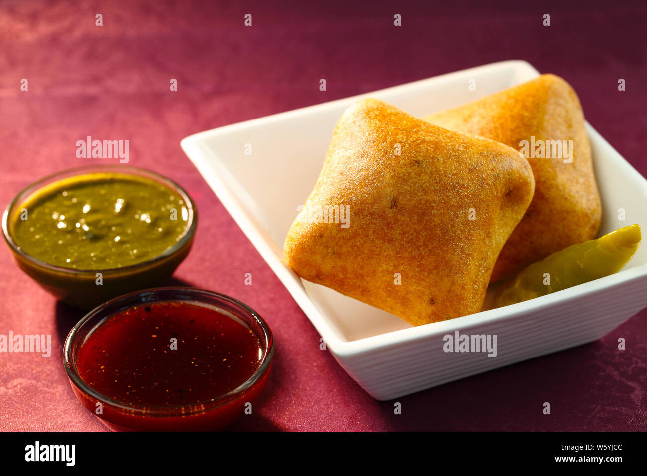 Close up of snacks served Stock Photo - Alamy