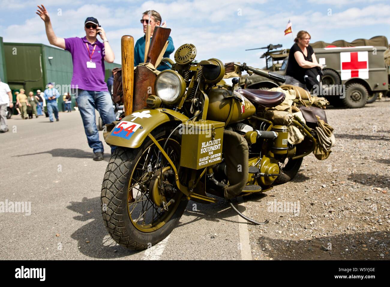 Harley davidson wla hi-res stock photography and images - Alamy