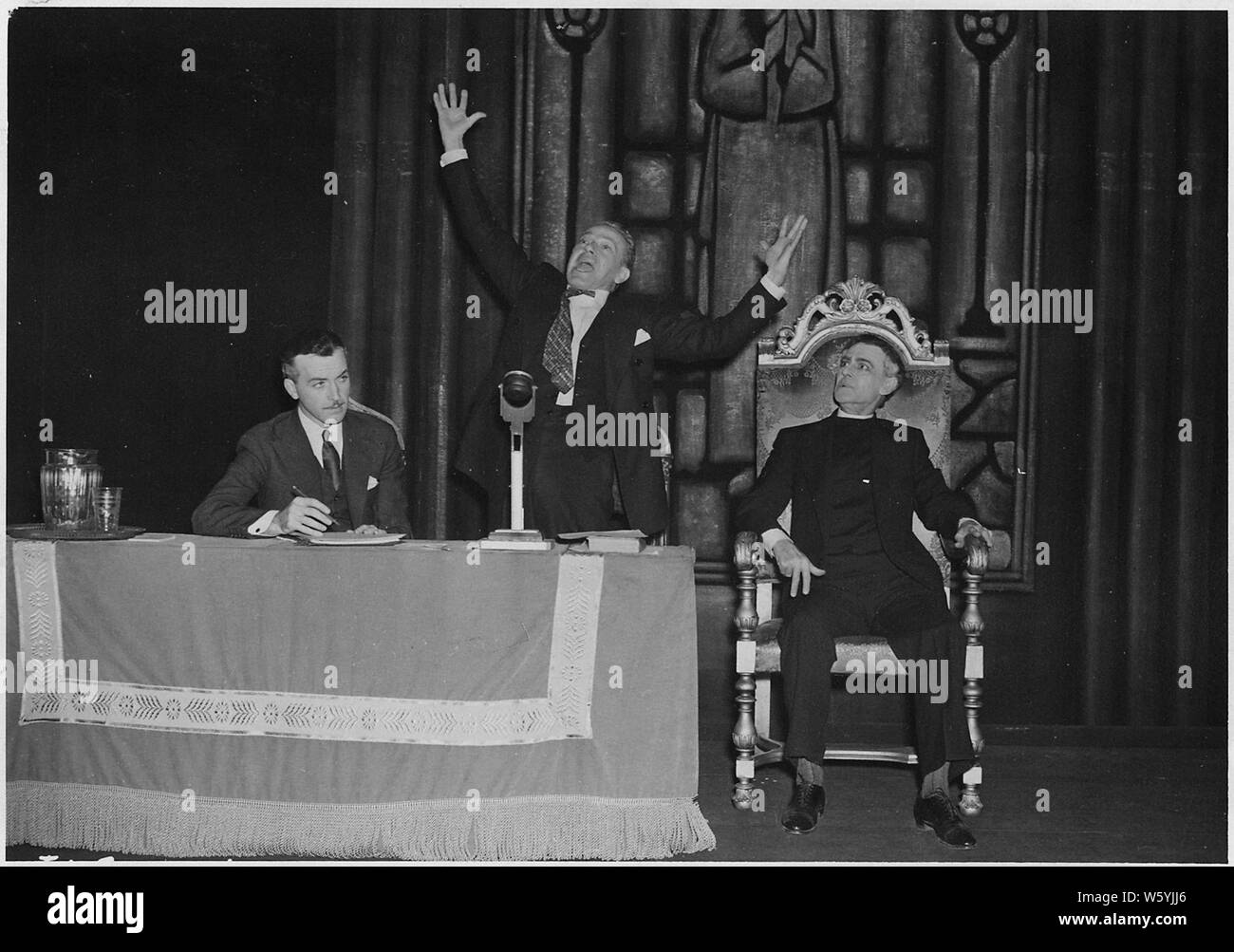 WPA Federal Theater Project in New York:It Can't Happen Here Stock ...