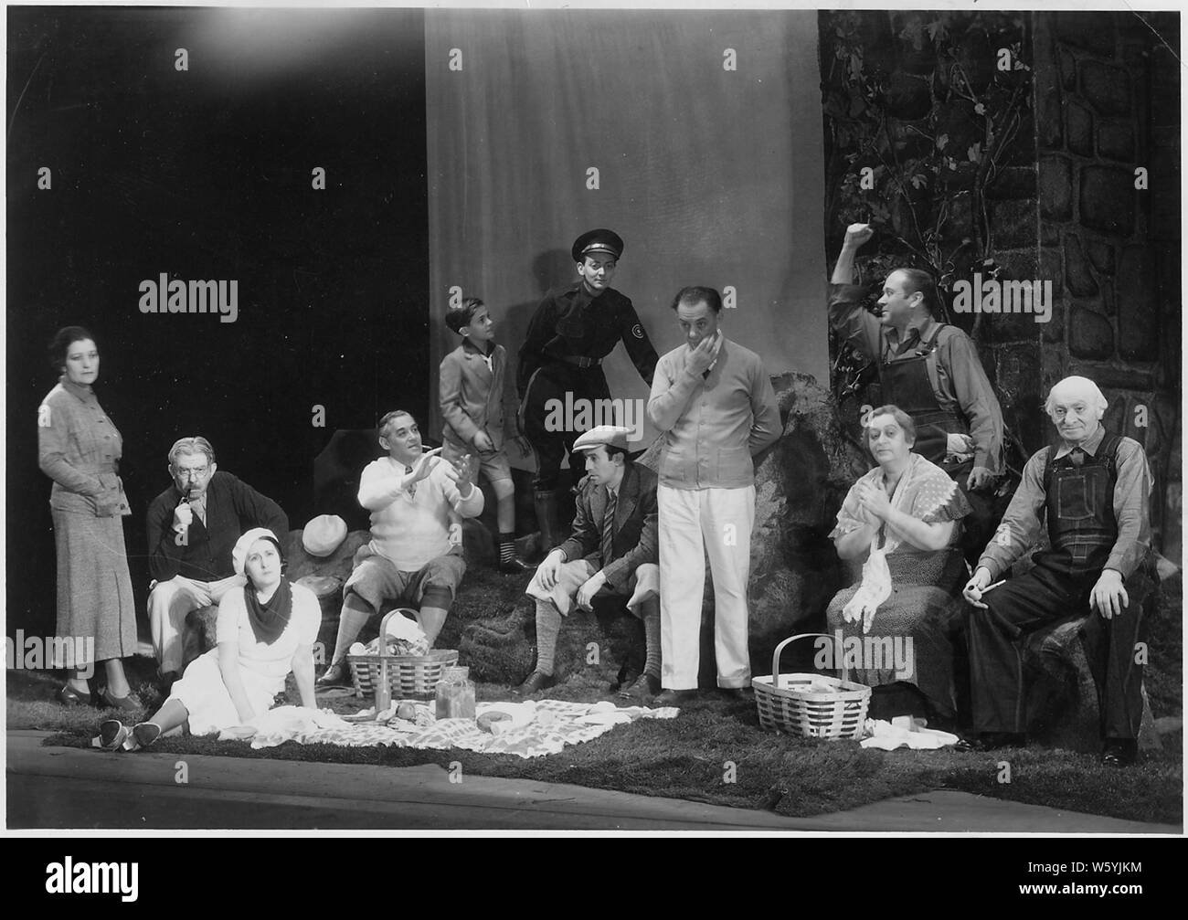 WPA Federal Theater Project in New York:It Can't Happen Here Stock ...