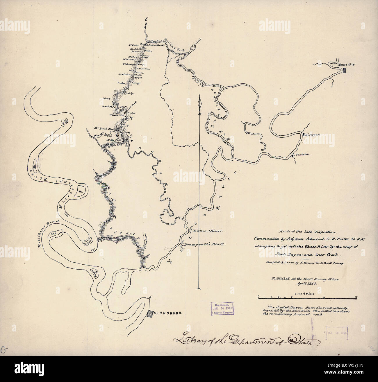 Deer river map hi-res stock photography and images - Alamy