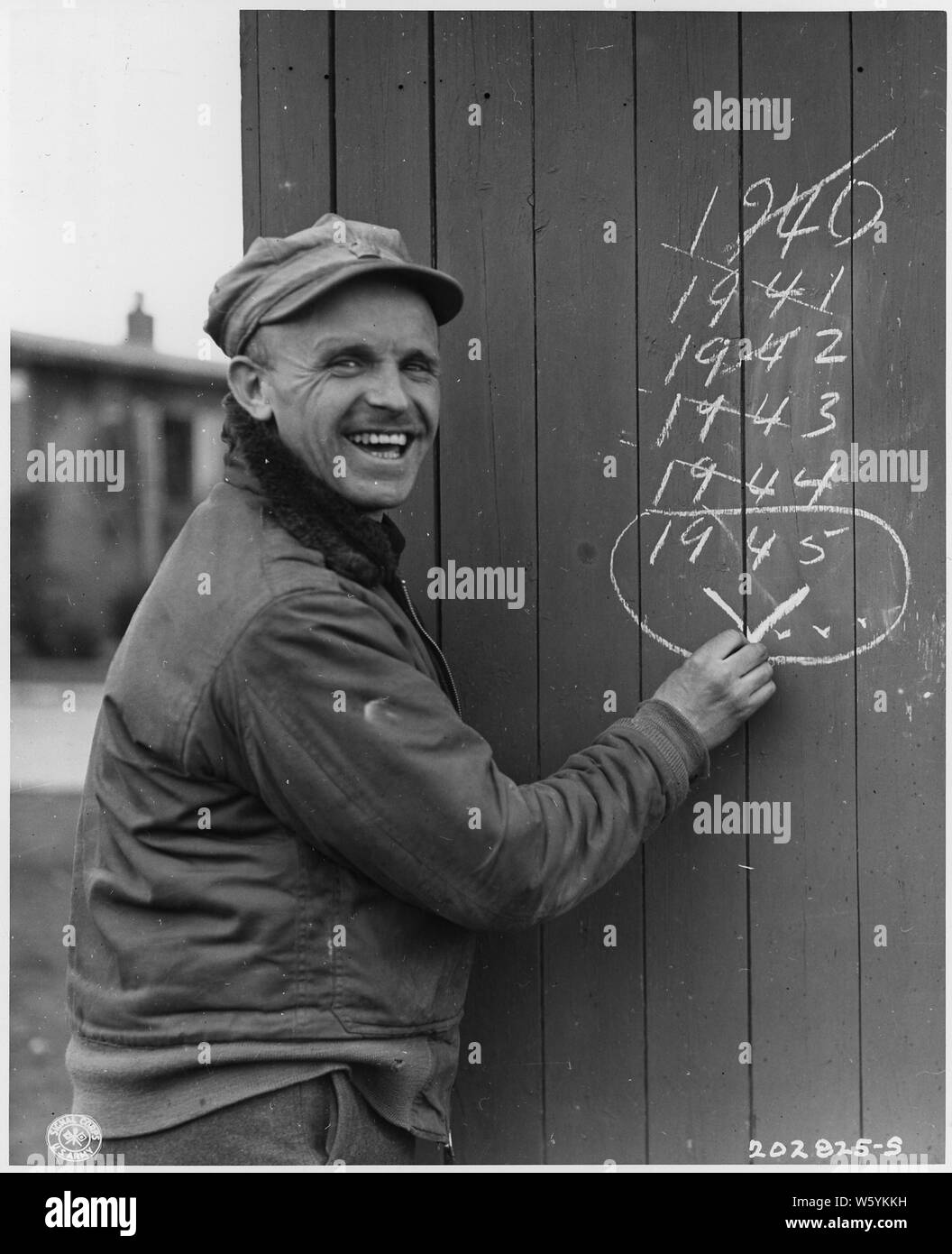 WWII: Europe: Wetzlar, Germany; Sgt. Edward Hill, Manchester, England ...