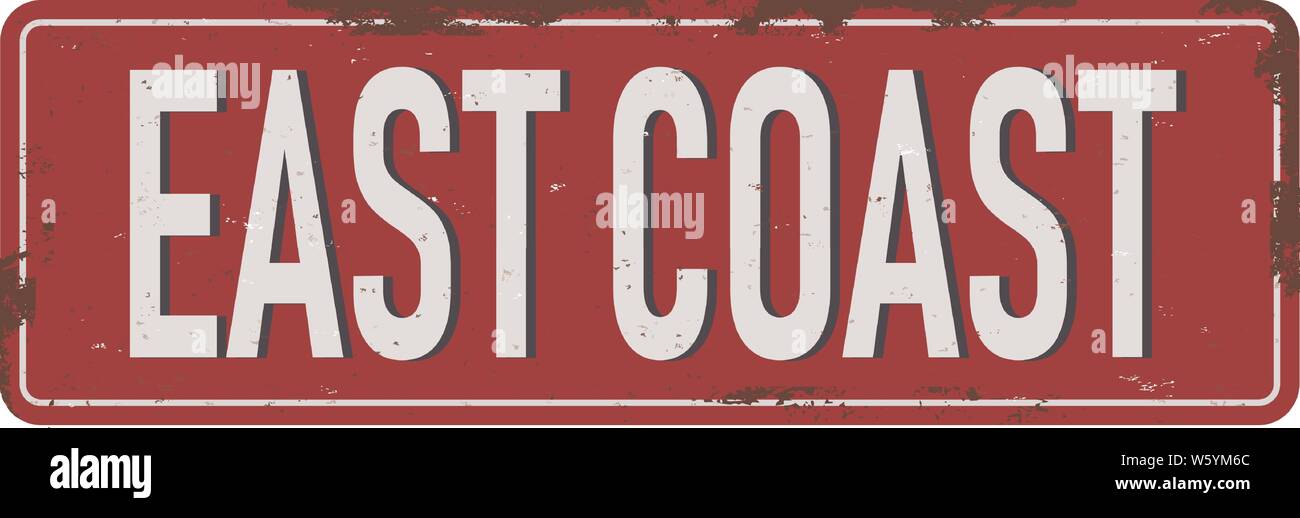 East Coast Street Sign