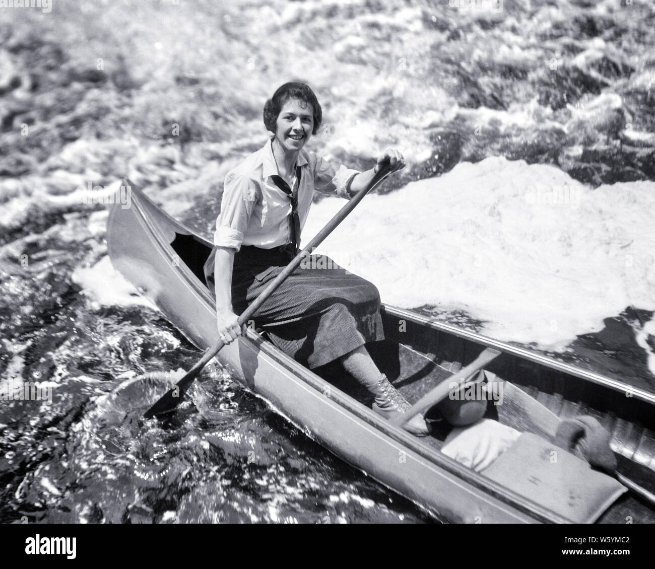 Old lady paddling hi-res stock photography and images - Alamy
