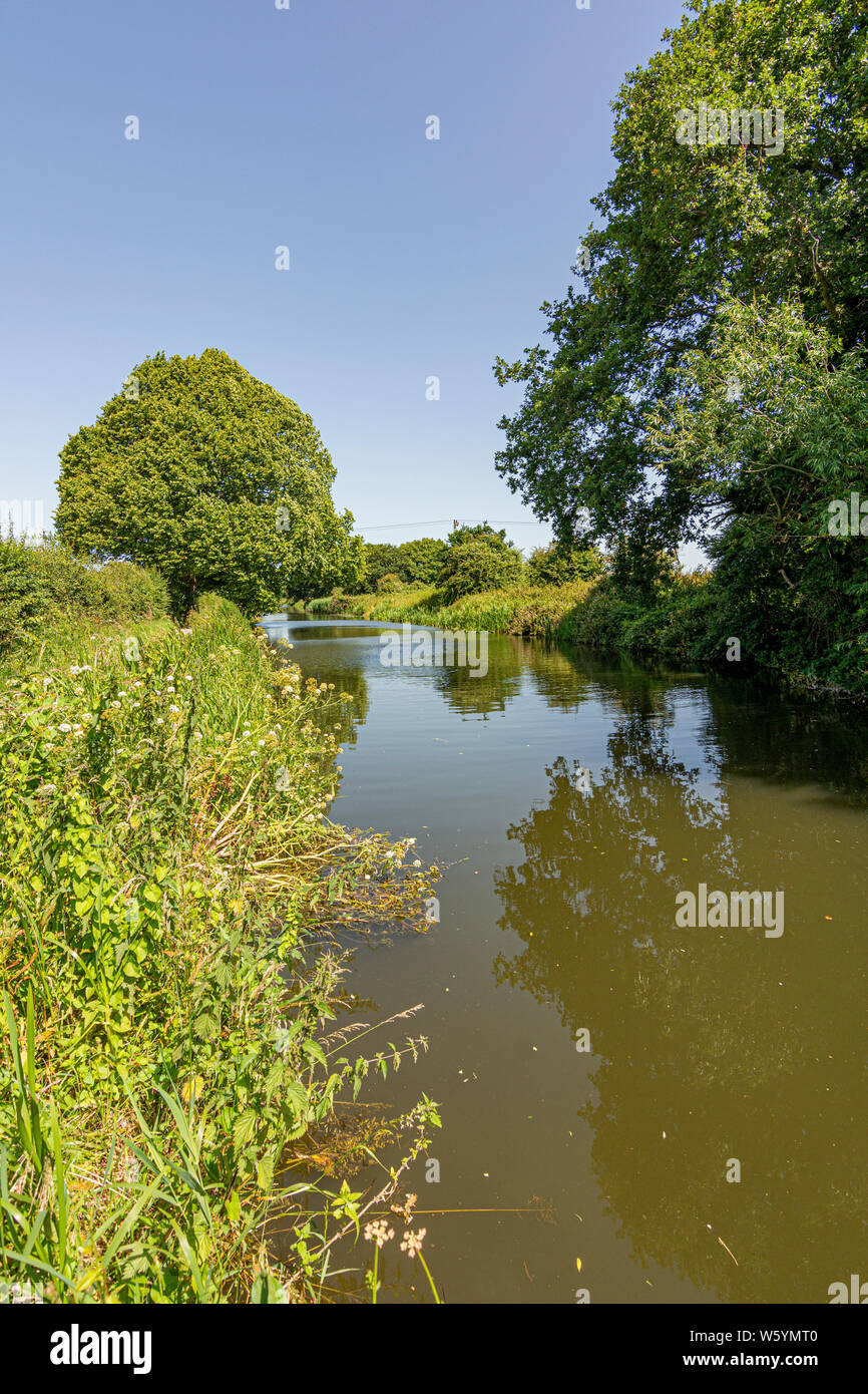 Chichester Ship Canal, near Hunston south of Chichester, West Sussex ...