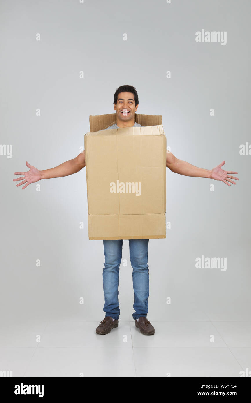 Cartoon man smiling image hi-res stock photography and images - Alamy