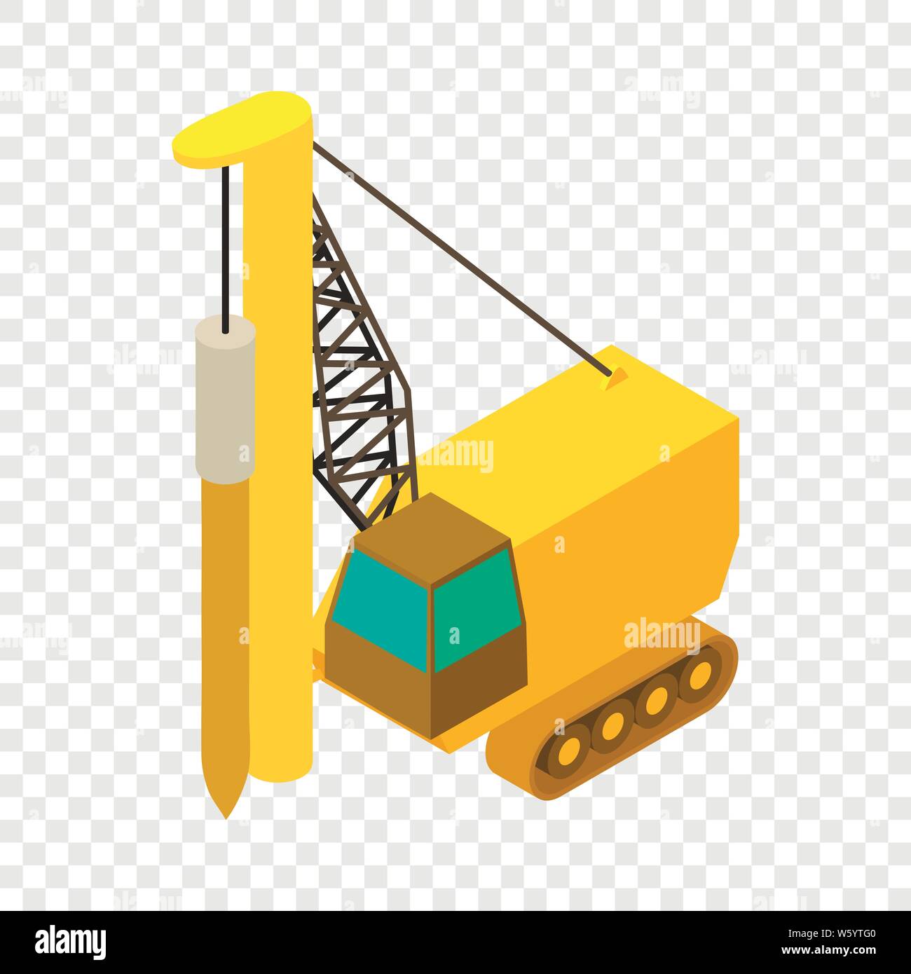 Pneumatic hydraulic rock drill Stock Vector Images - Alamy