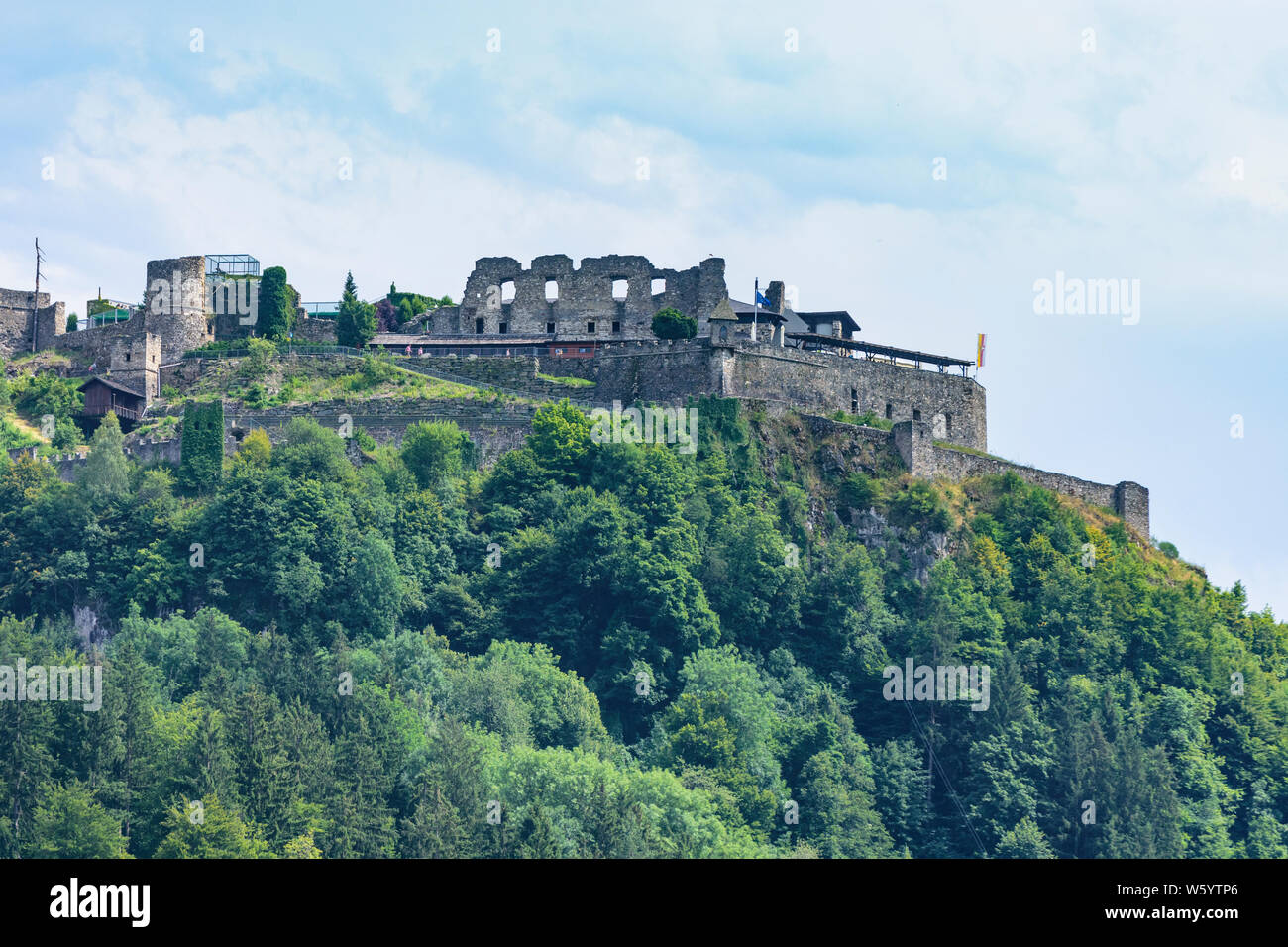 Villach: Landskron Castle in , Kärnten, Carinthia, Austria Stock Photo ...