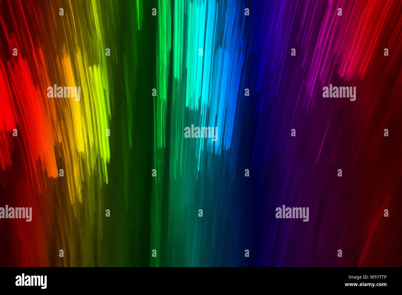 Full spectrum rainbow motion blurred lights Stock Photo - Alamy