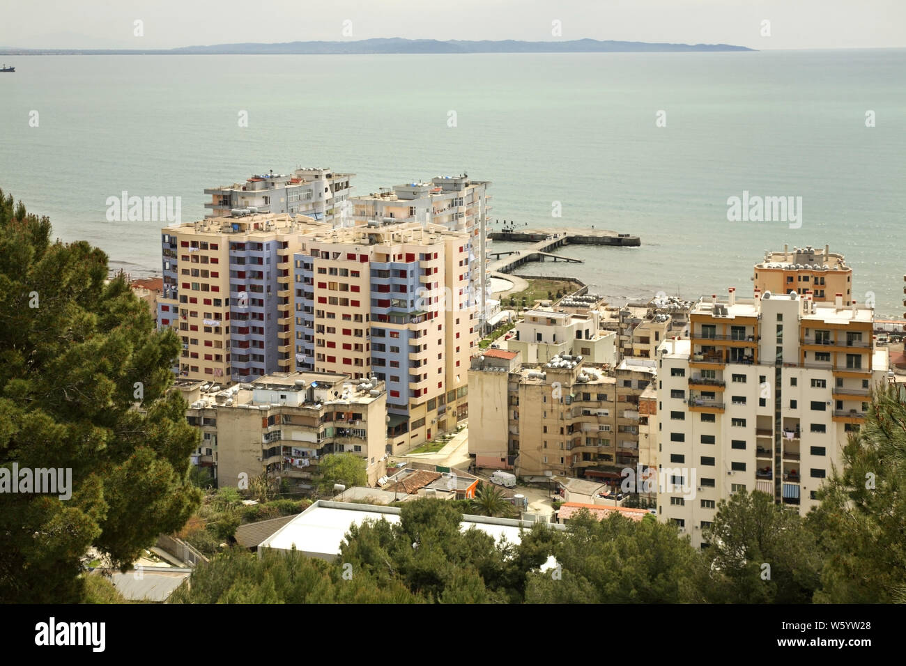 Durres city seaside hi-res stock photography and images - Alamy