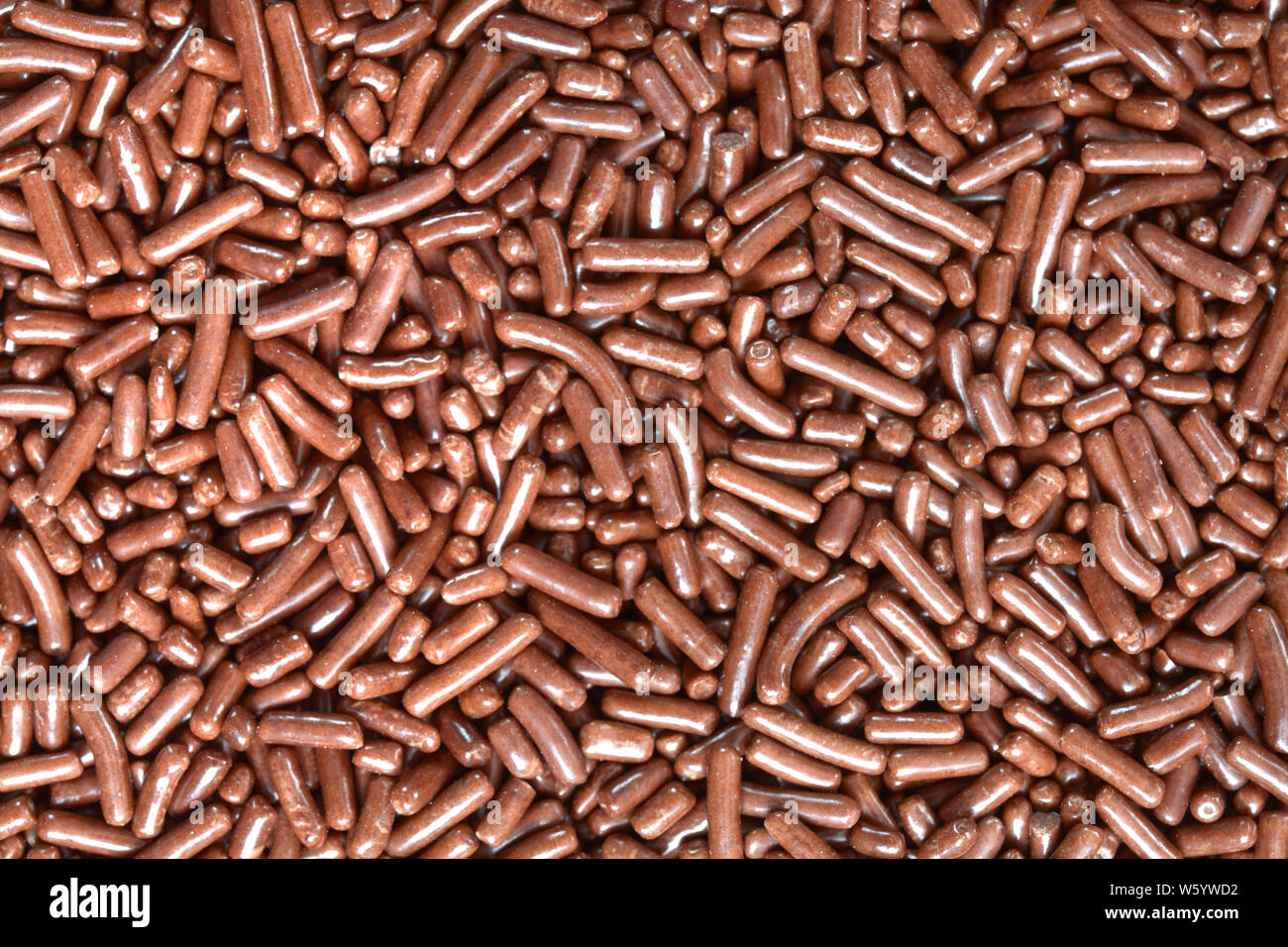 very tiny chocolate sprinkle chip for baking Stock Photo - Alamy