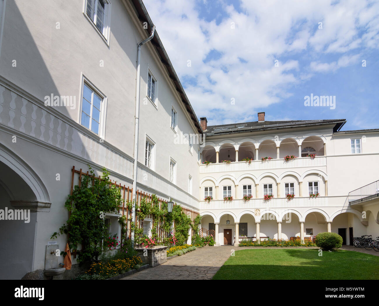 Wernberg: Wernberg Castle and abbey in , Kärnten, Carinthia, Austria ...