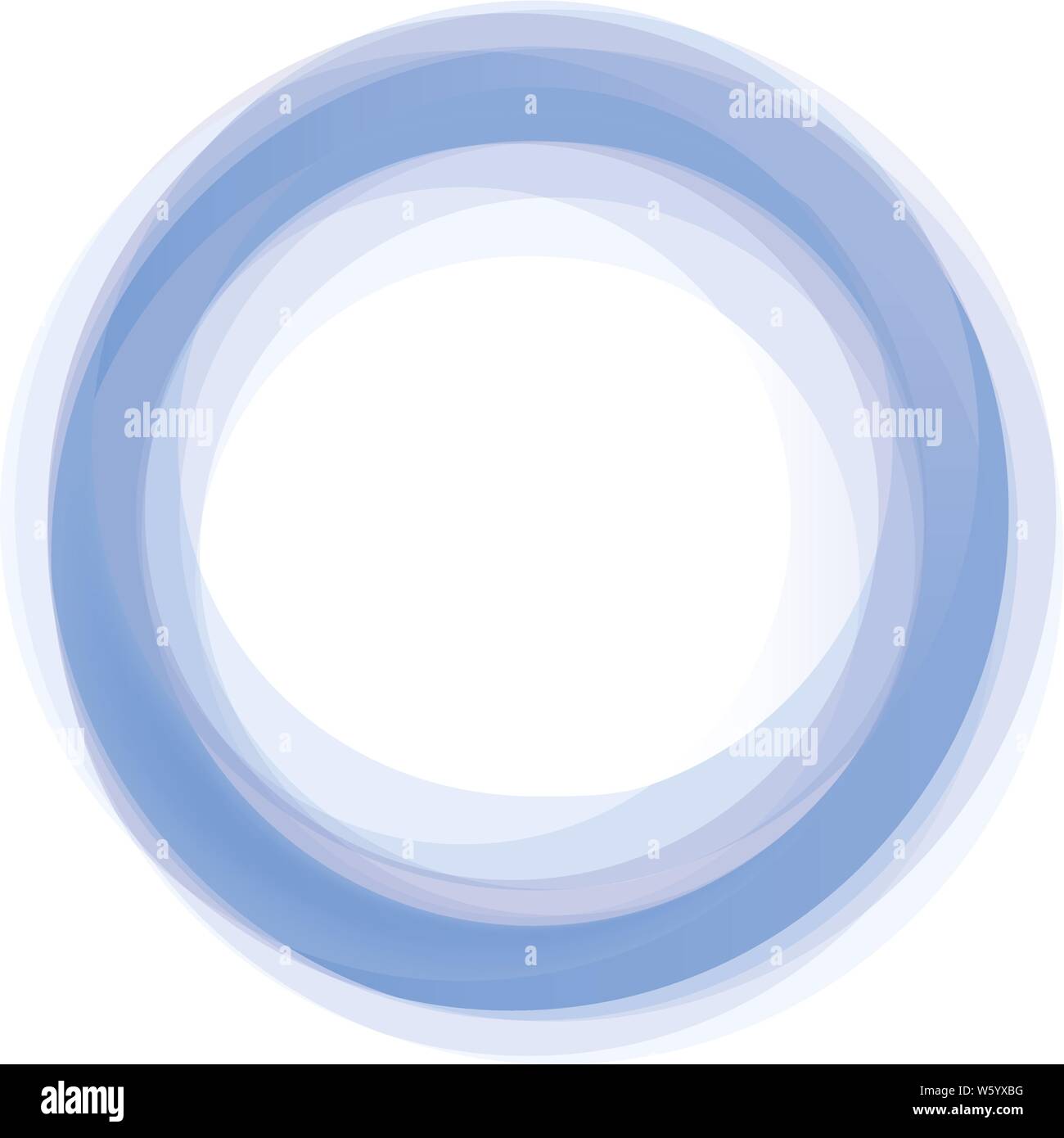 Vector illustration. Background texture of blue soft circle with copy ...