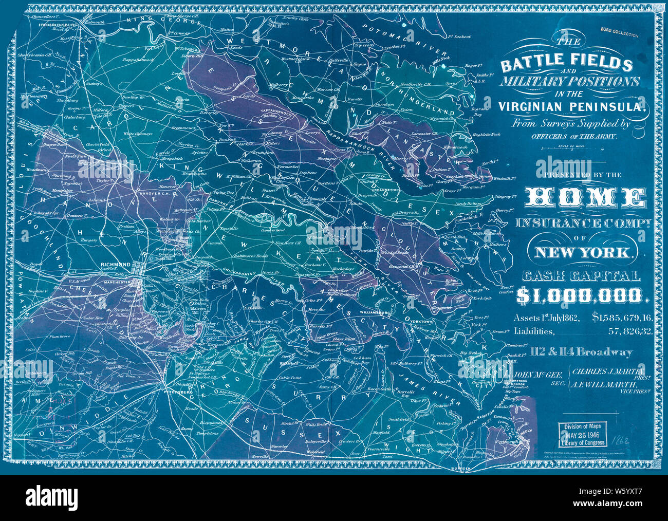 Civil War Maps 1731 The battle fields and military positions in the ...