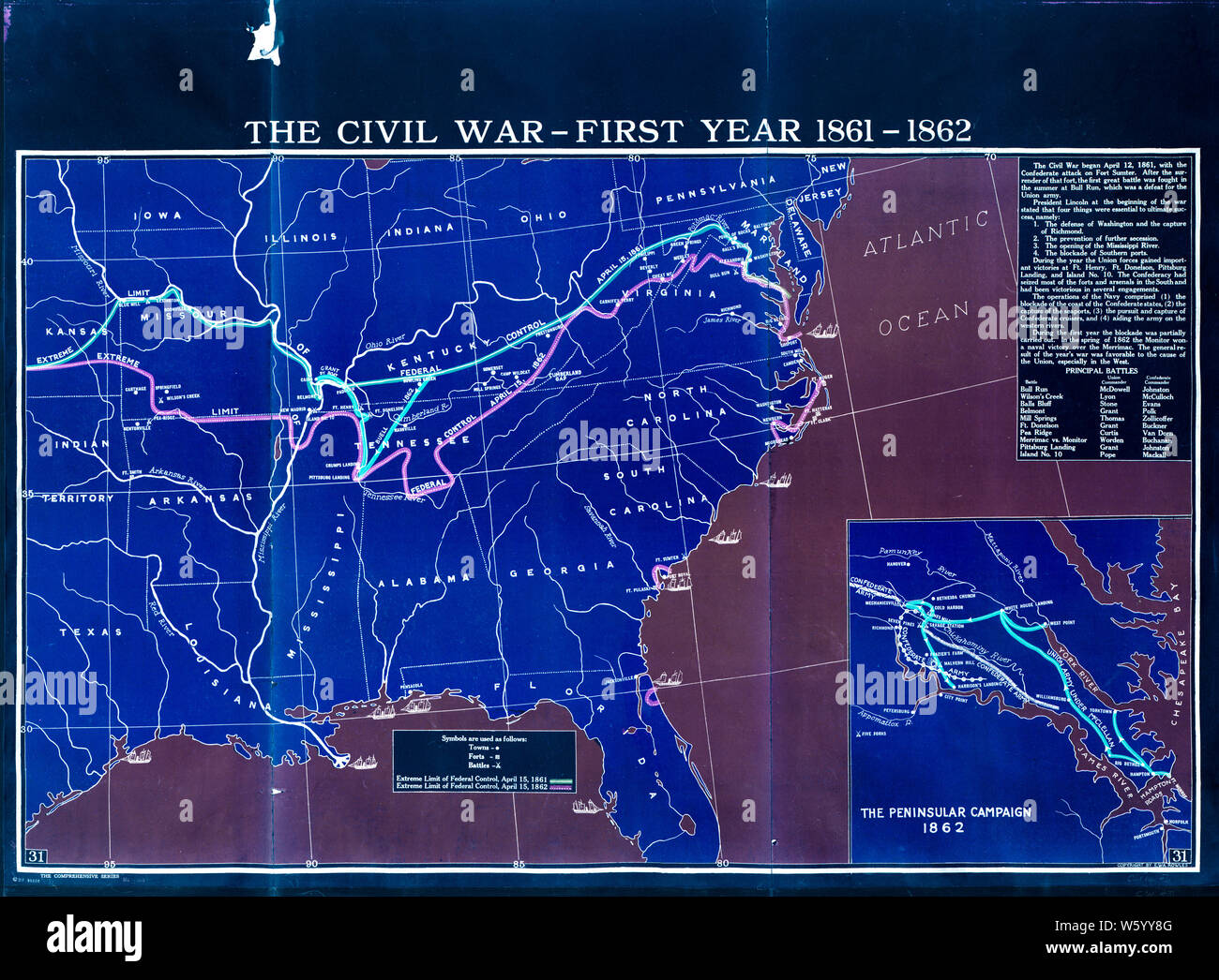 Civil War Maps 1759 The comprehensive series historical-geographical ...
