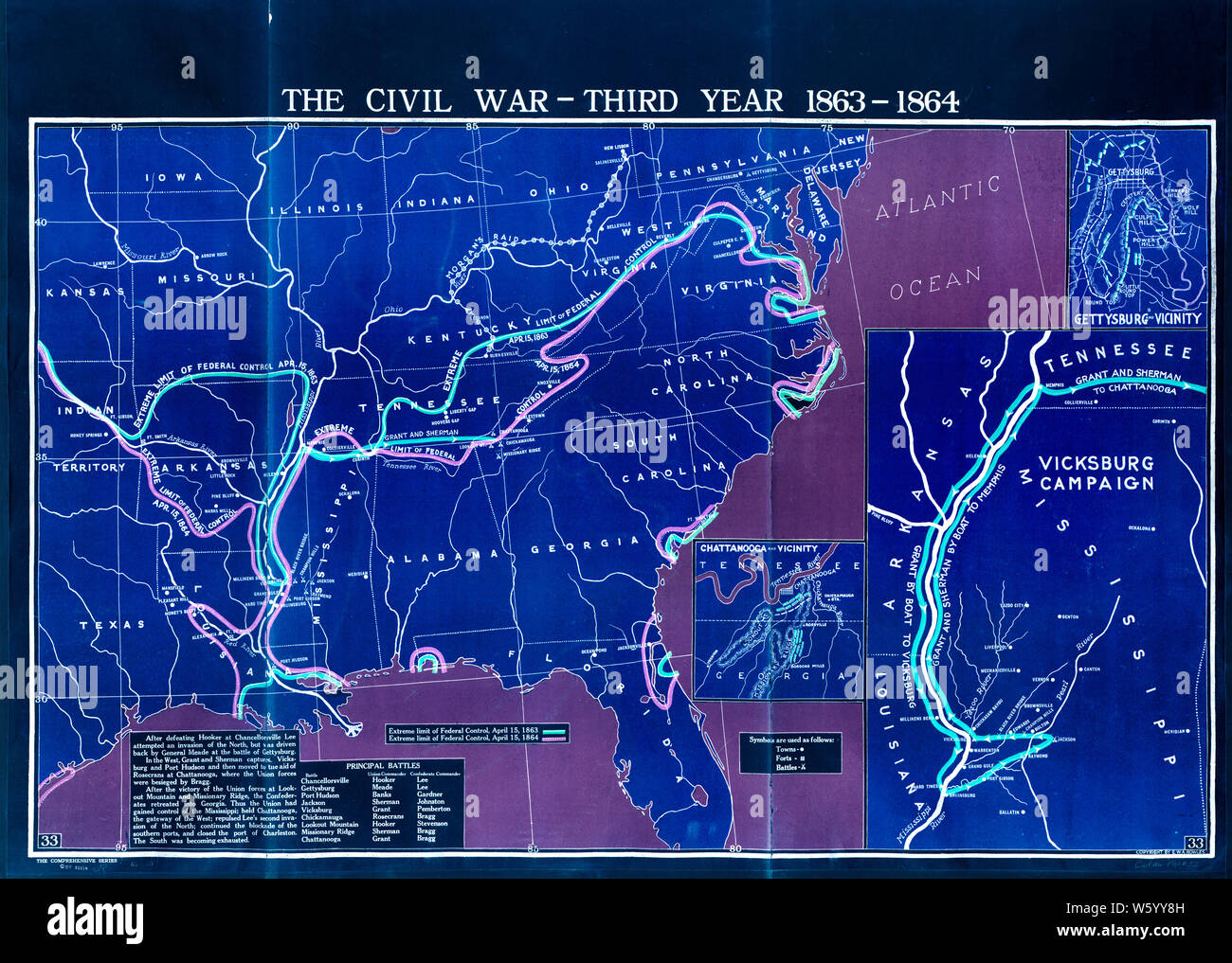 Civil War Maps 1759 The comprehensive series historical-geographical ...