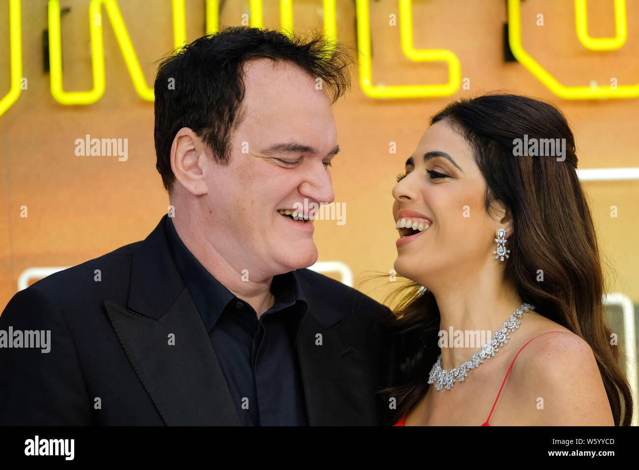 London, UK. 30th July 2019. Quentin Tarantino and Daniela Pick poses on ...