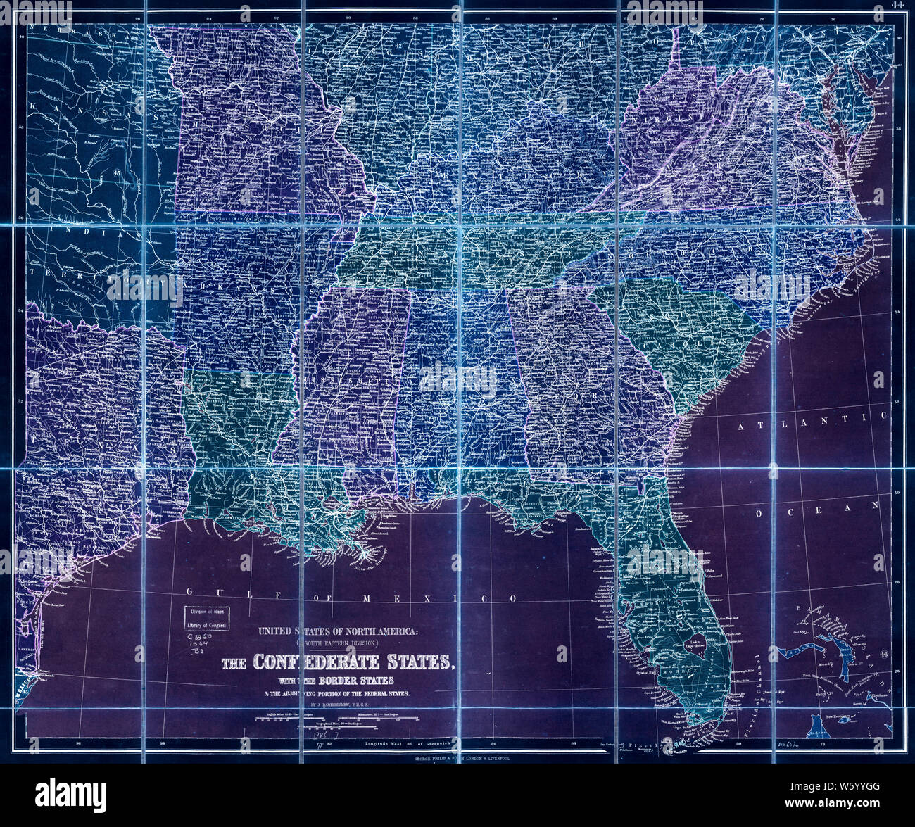 United states 1760 map hi-res stock photography and images - Alamy