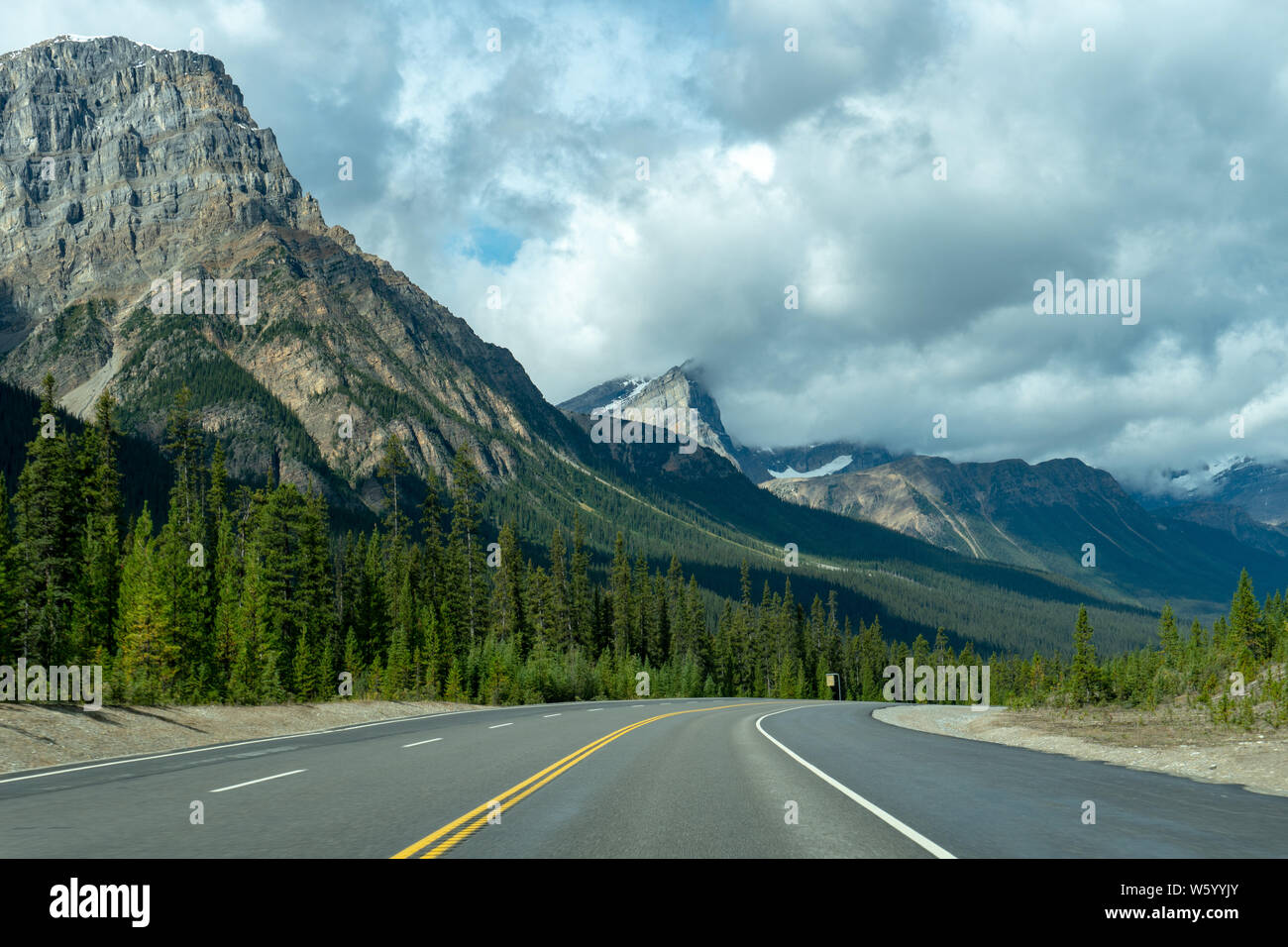 Scenery along the roads in Canada Stock Photo - Alamy