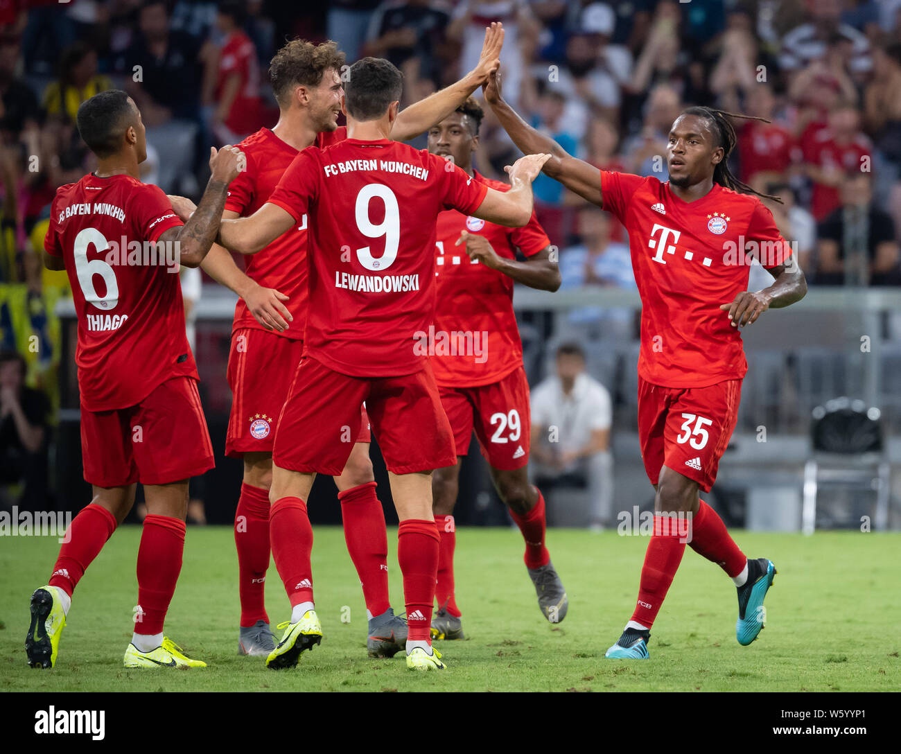 Munich, Germany. 30th July, 2019. Soccer: Test matches, Audi Cup in the ...