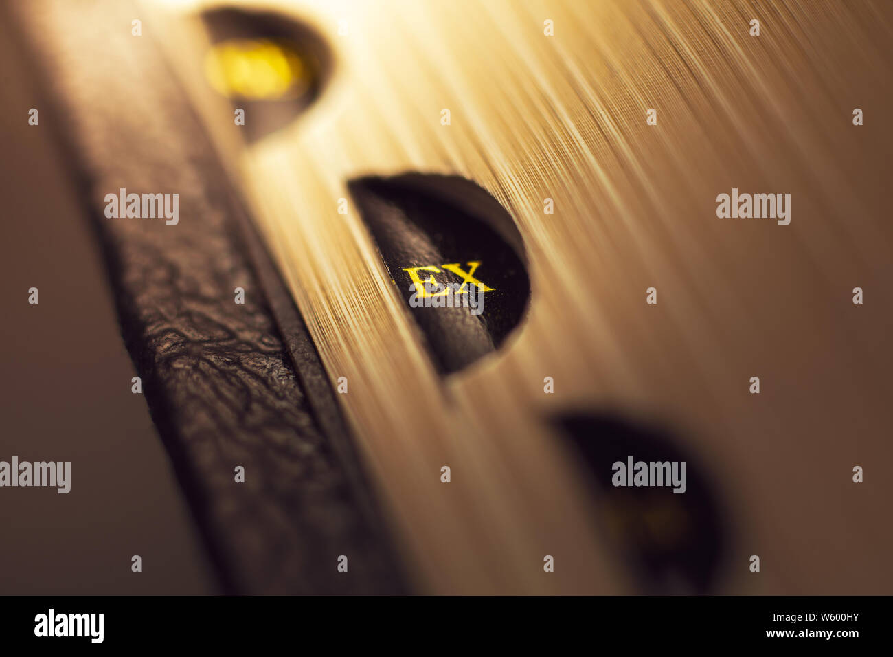 Exodus book bible old hi-res stock photography and images - Alamy