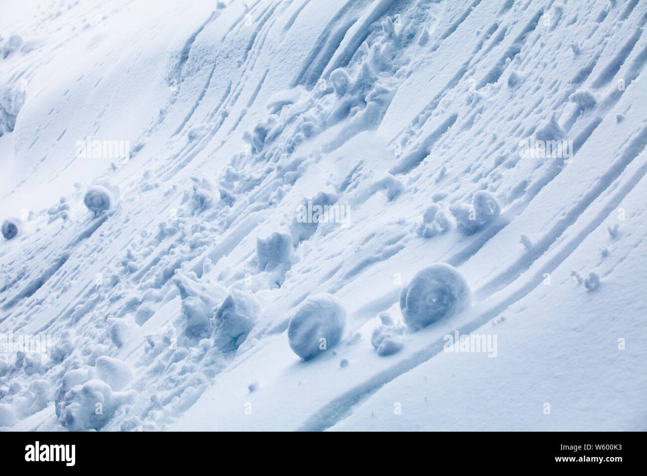 Beautiful snow rolls Stock Photo - Alamy