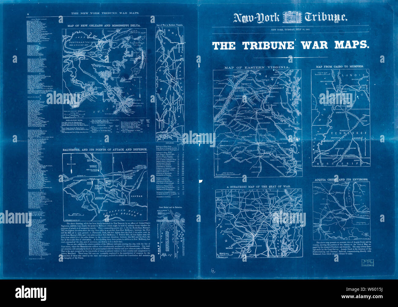 Civil War Maps 1809 The Tribune war maps Inverted Rebuild and Repair ...