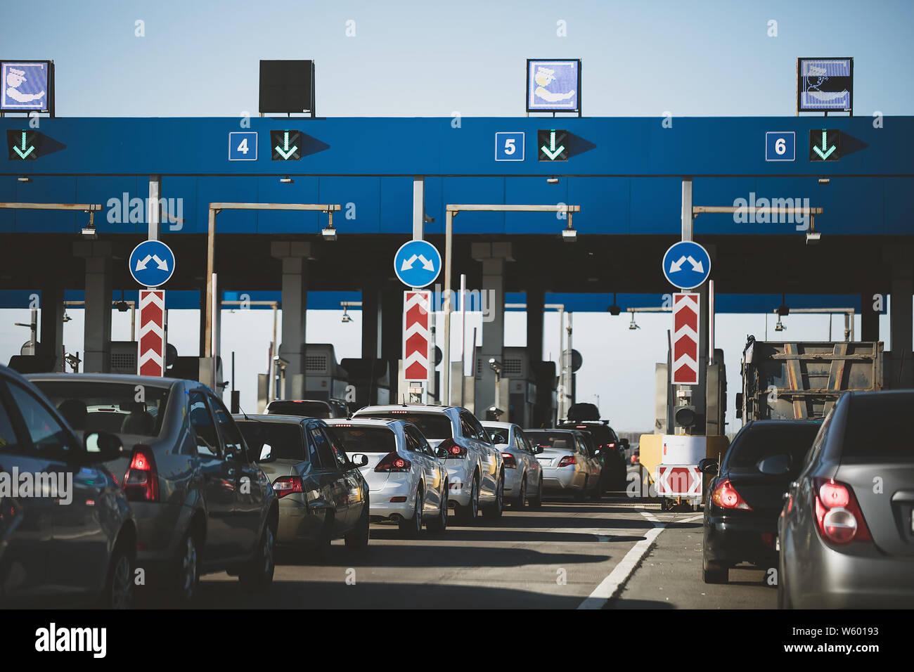 Toll station collection hi-res stock photography and images - Alamy