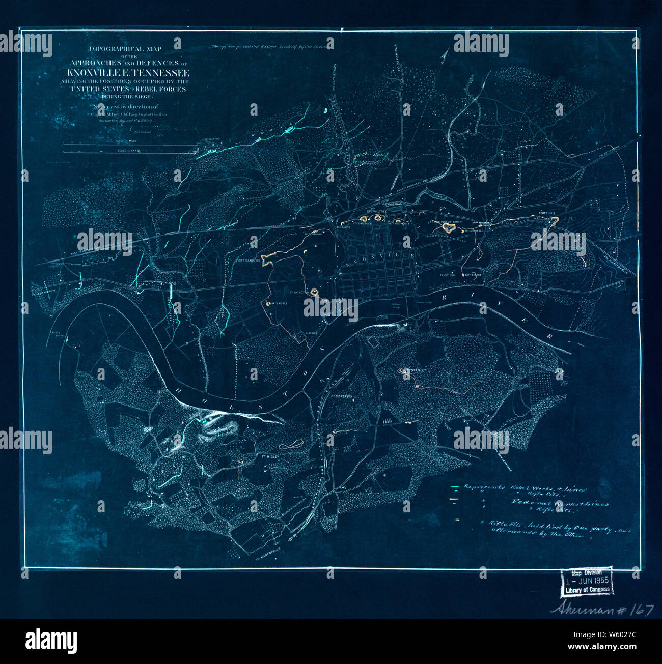 Civil War Maps 1838 Topographical map of the approaches and defences of ...