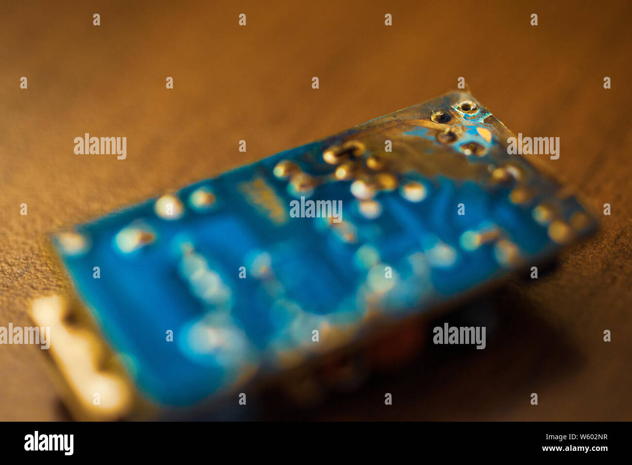 Electric circuit damaged due to short circuit Stock Photo - Alamy