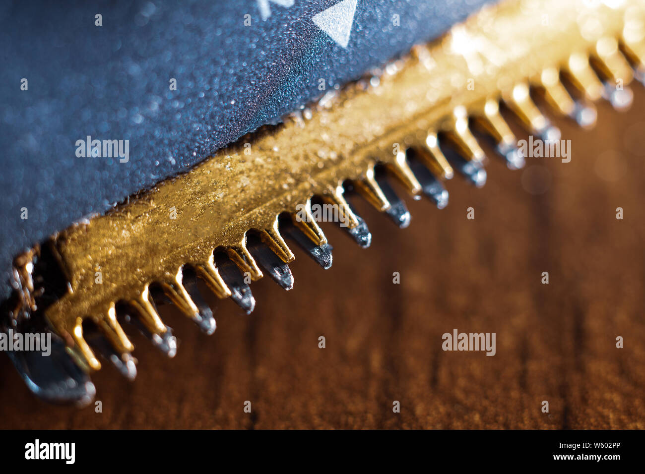 Electric hair clipper blade close up Stock Photo - Alamy