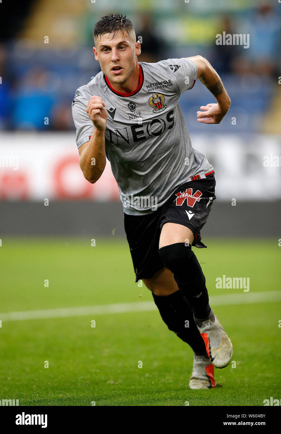 Nice's Remi Walter in action during the pre-season friendly match at ...