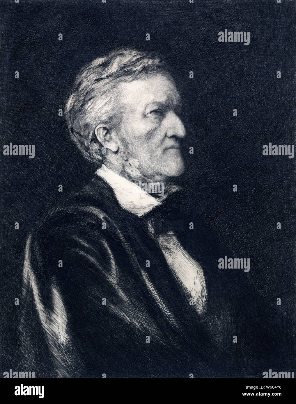 Richard Wagner portrait Stock Photo - Alamy