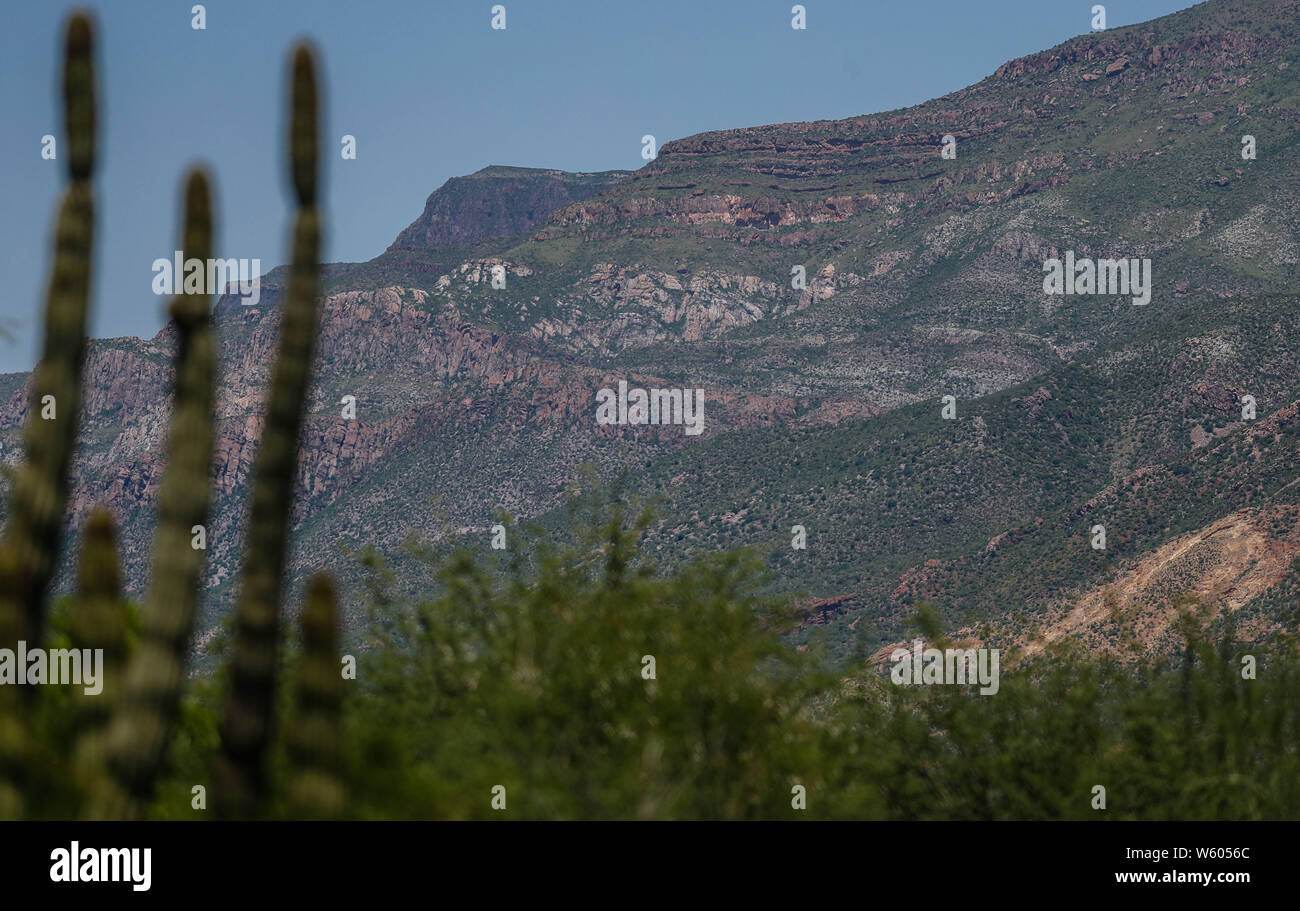 Granados, Sonora, Mexico. Sierra Alta. Sierra Madre Occidental. Pueblo ...