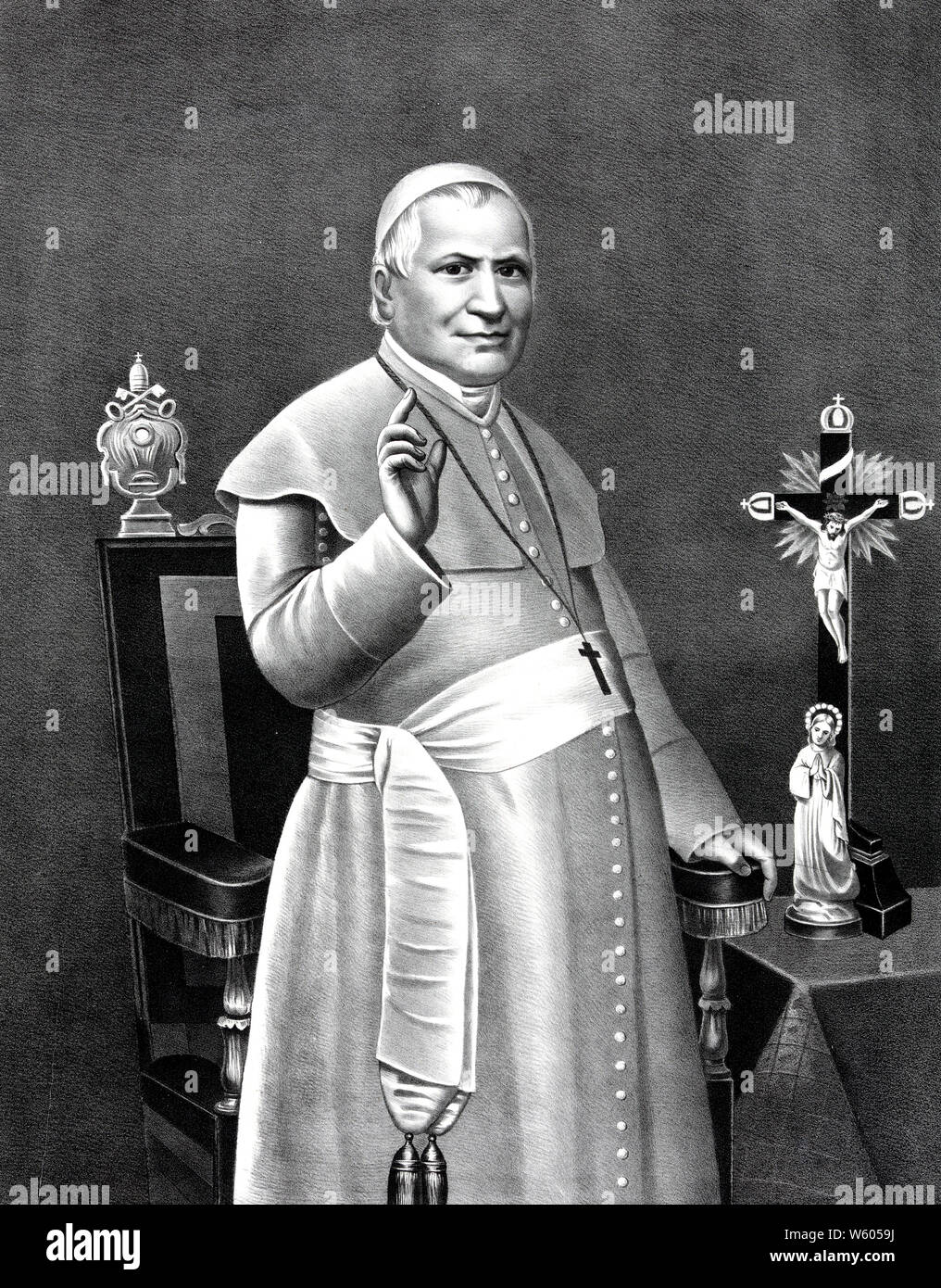 Portrait pope pius ix hi-res stock photography and images - Alamy