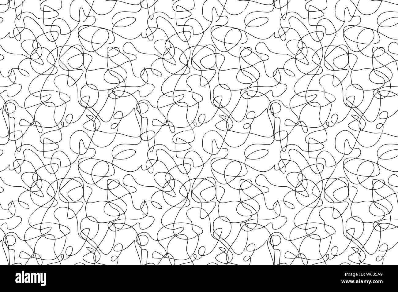Pencil scribbles print. Seamless messy crayon sketch. Vector ...