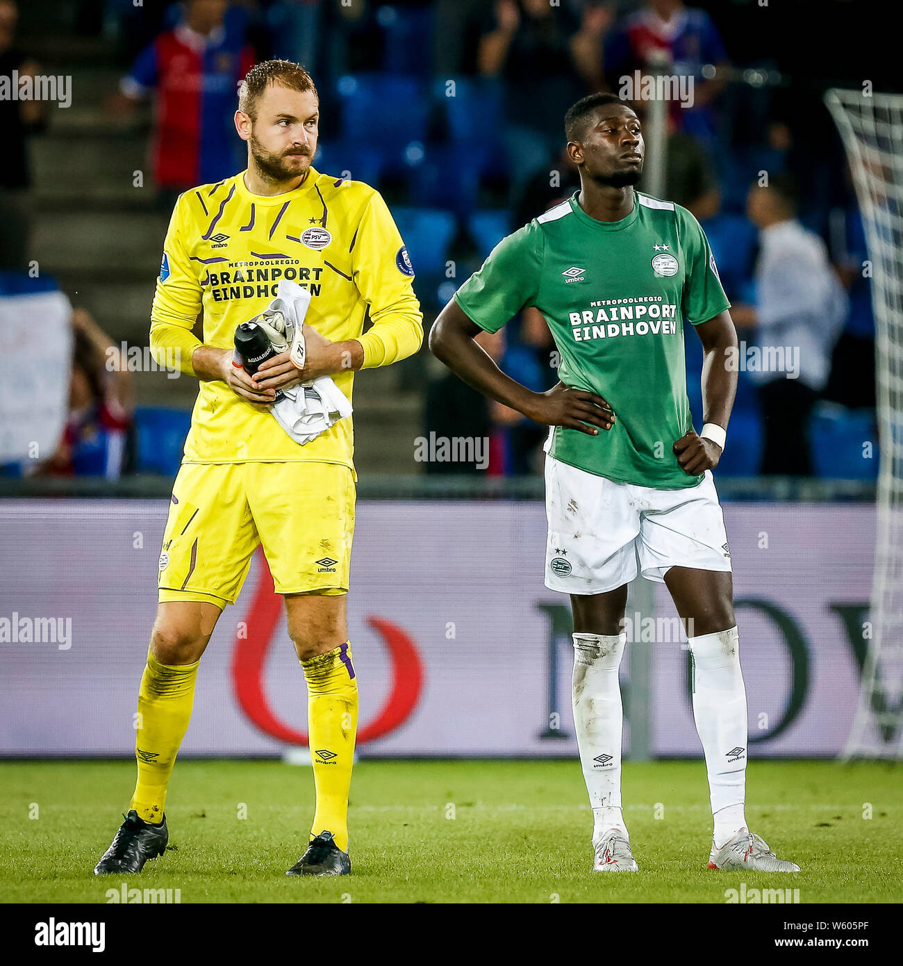 Basel, Switzerland. 30th July, 2019. BASEL, 30-07-2019, St. Jakob-Park ...
