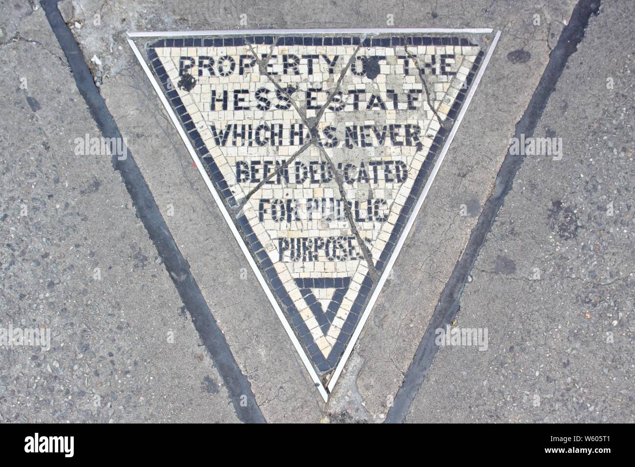 Hess Triangle was once the smallest plot of private land in Greenwich ...