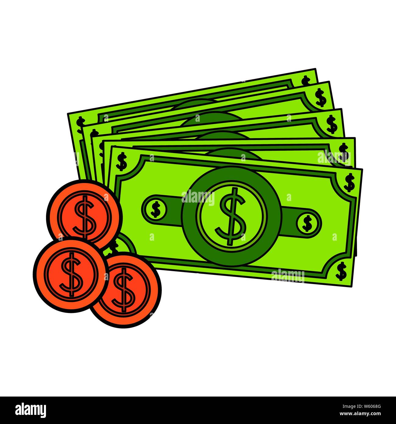 saving money finance banking cartoon Stock Vector Image & Art - Alamy