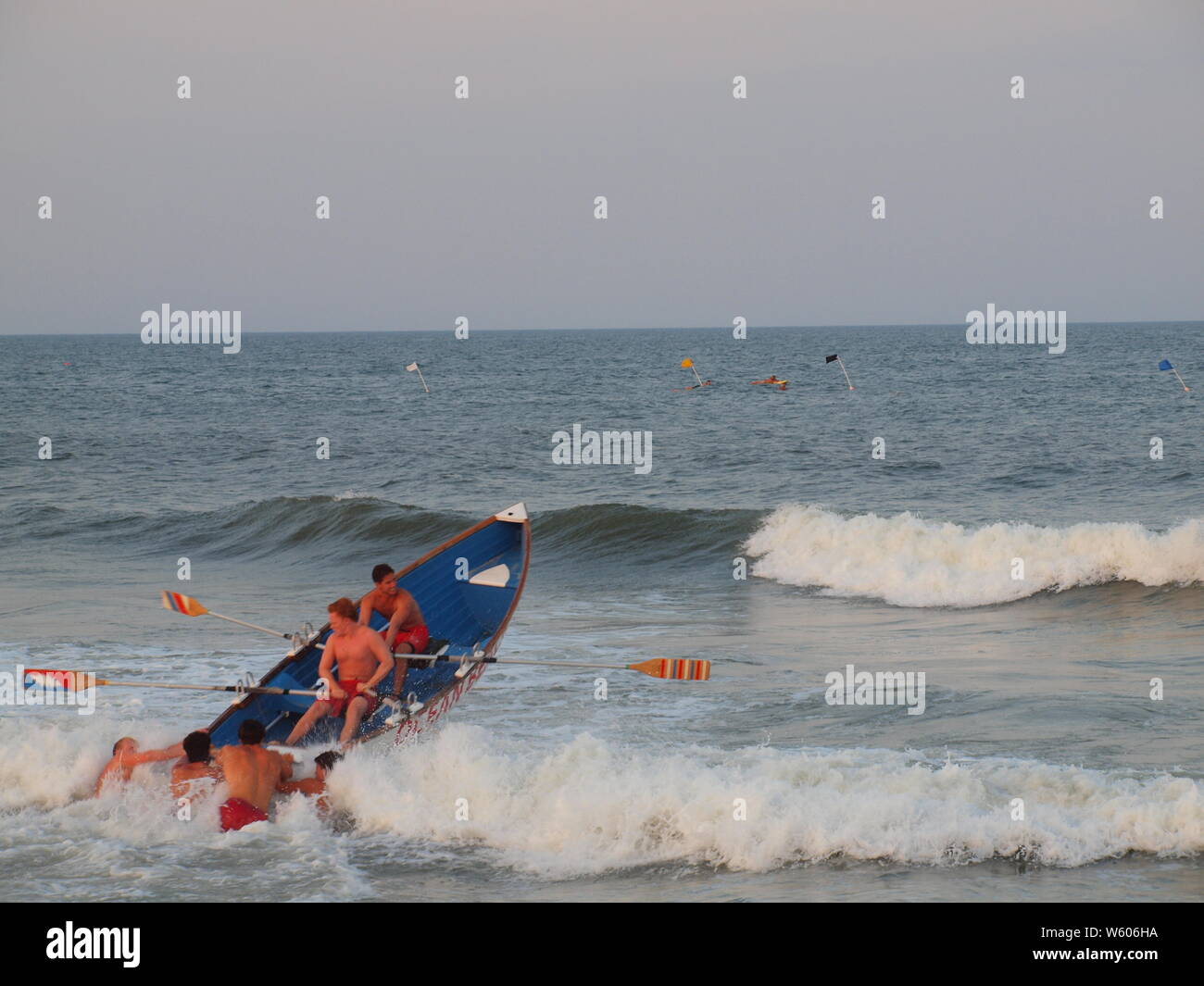 Lifeboats and guards in surf hi-res stock photography and images - Alamy