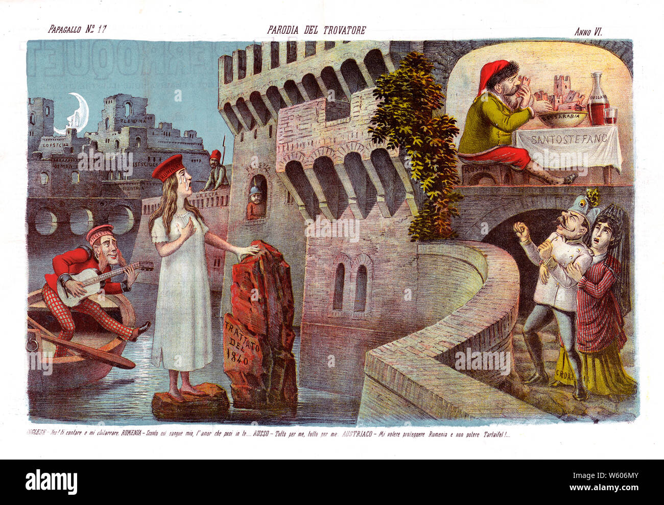 19th century italian political cartoon hi-res stock photography and ...