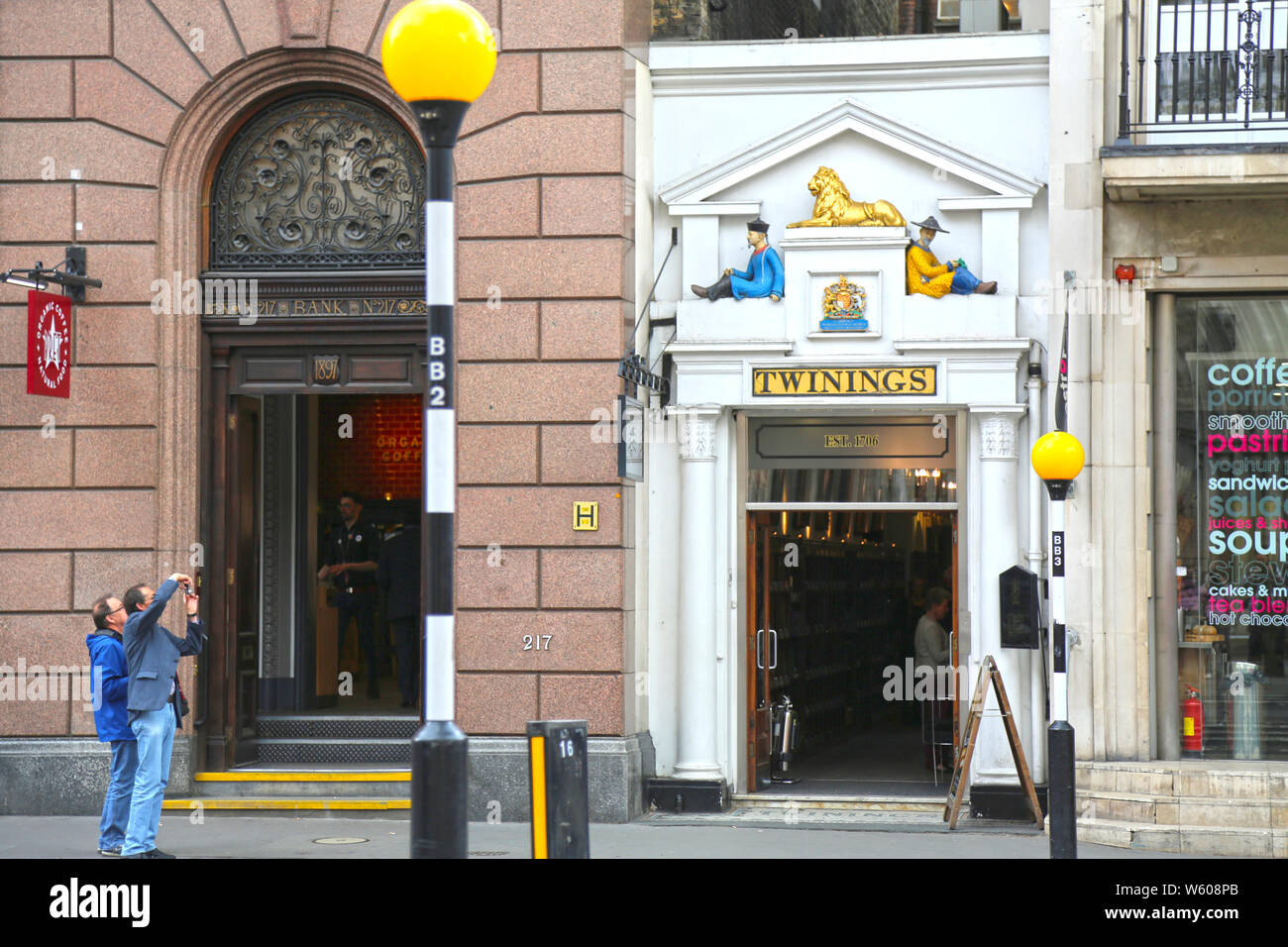 London, Great Britain -May 23, 2016: Twinings Flagship Store, Tea Shop ...