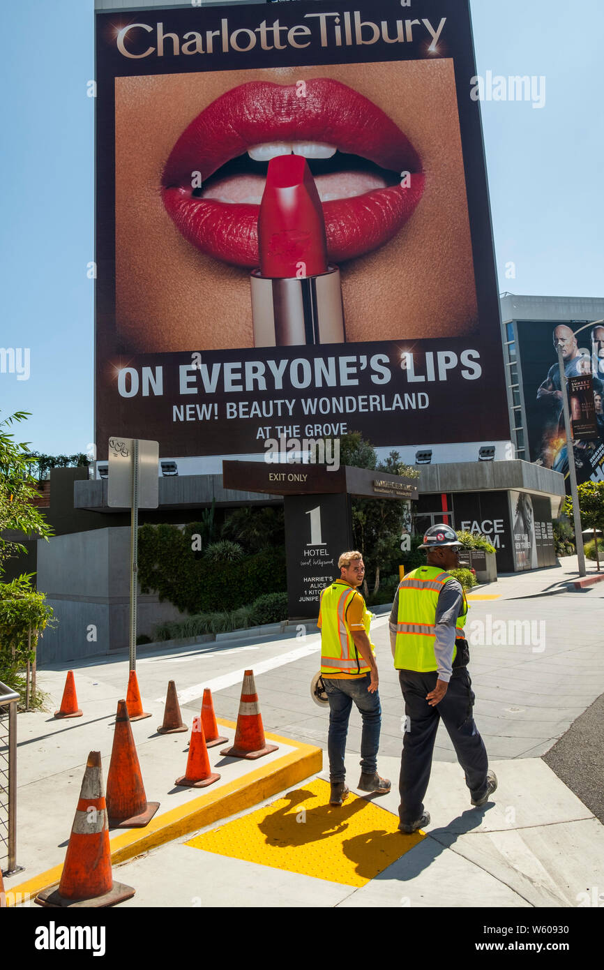 Sunset boulevard blvd strip hi-res stock photography and images - Alamy