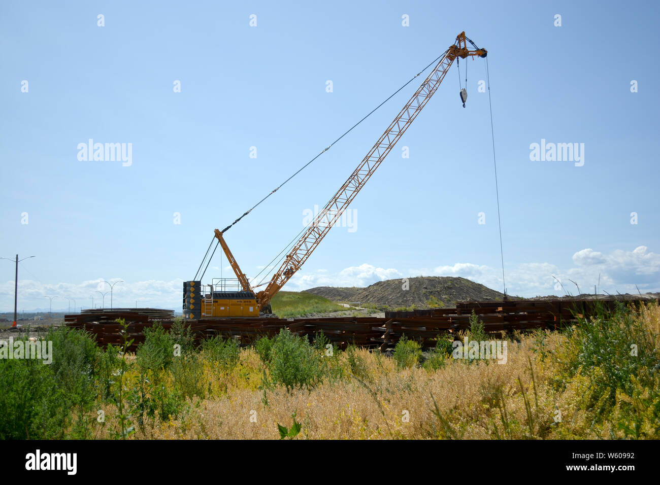 Construction crane freight white hi-res stock photography and images ...