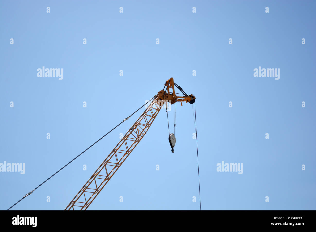 Construction crane freight white hi-res stock photography and images ...