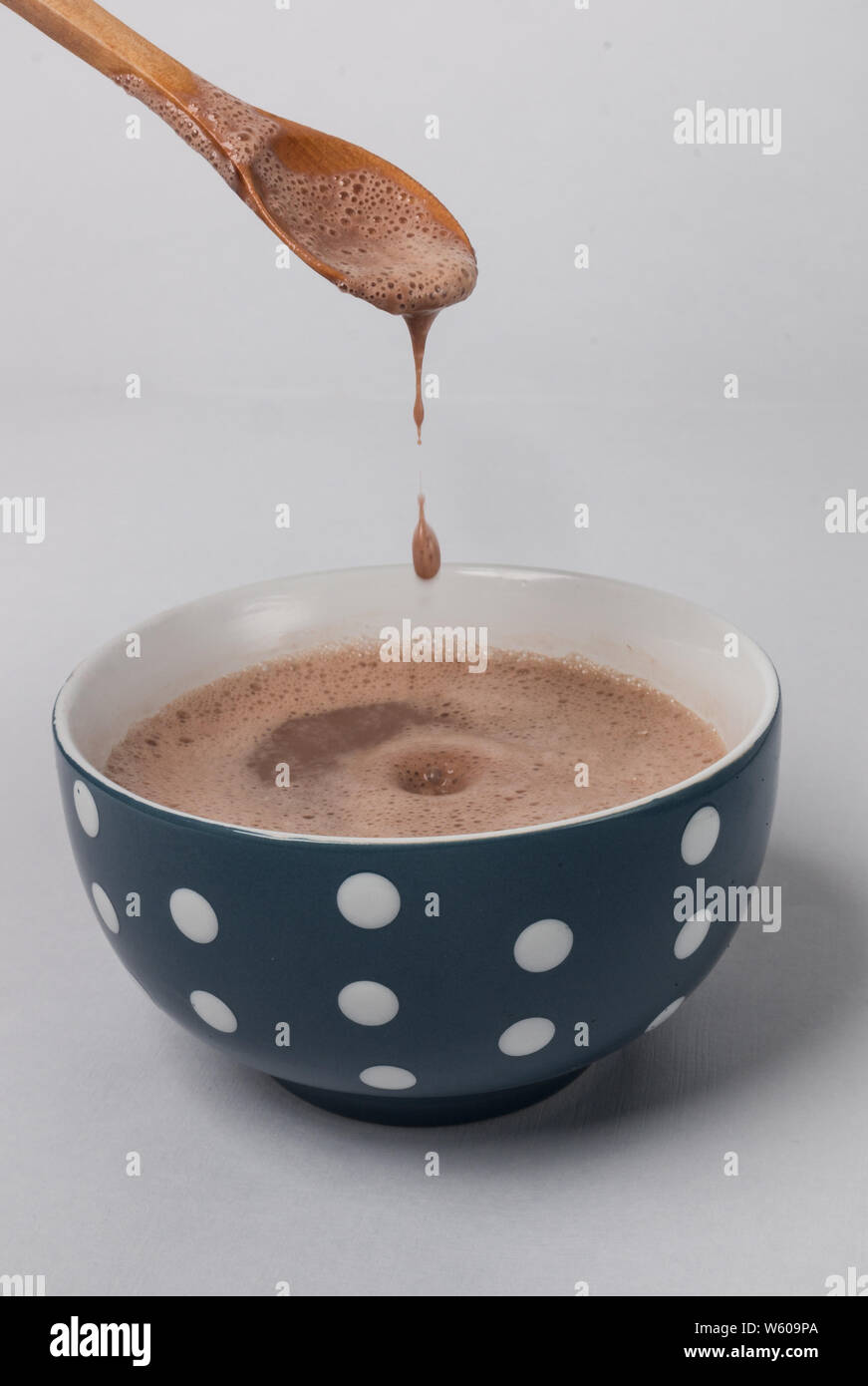 Hot Chocolate Bowl - Studio shots Stock Photo - Alamy