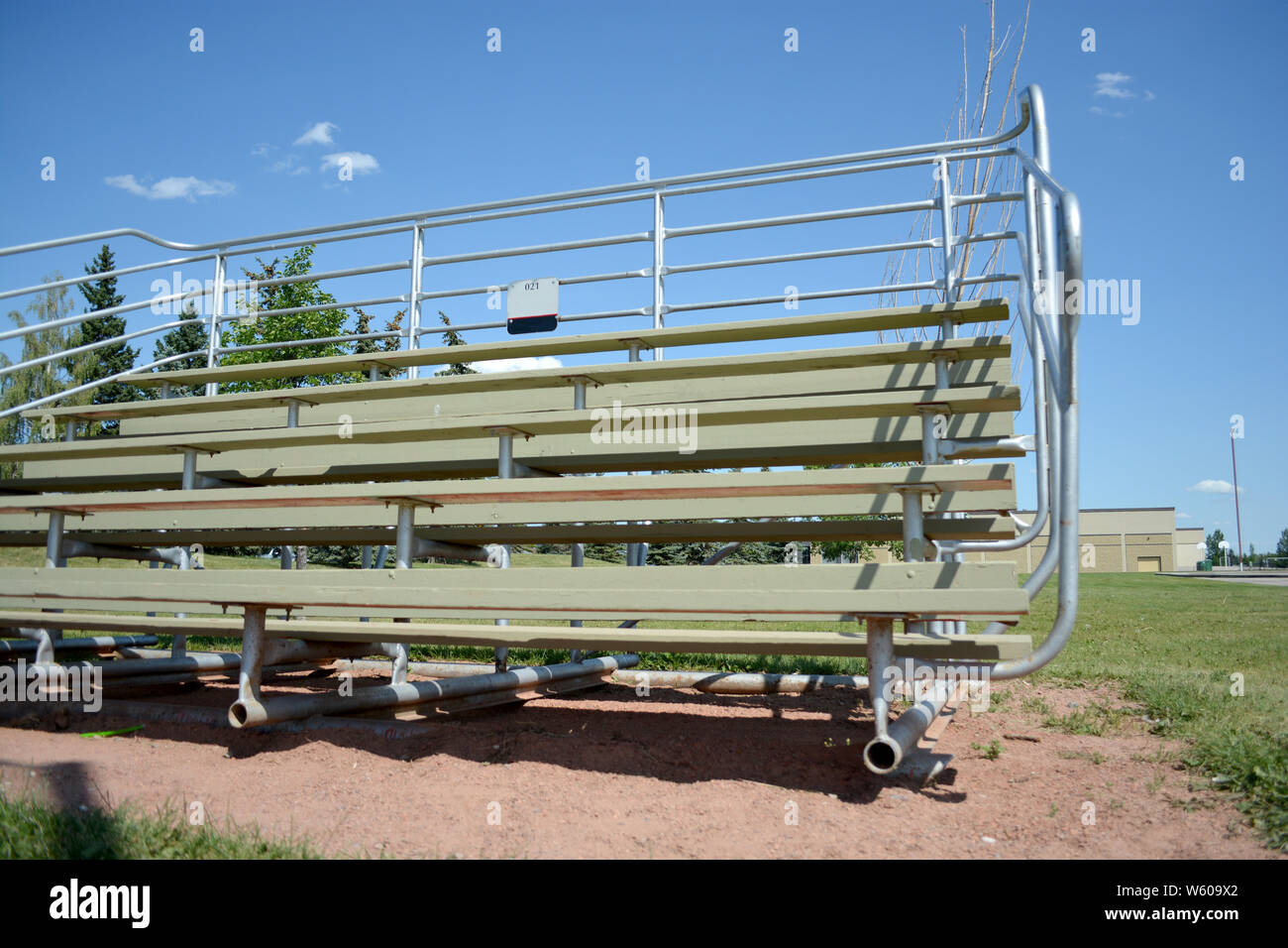 Baseball softball field bleachers hi-res stock photography and images ...